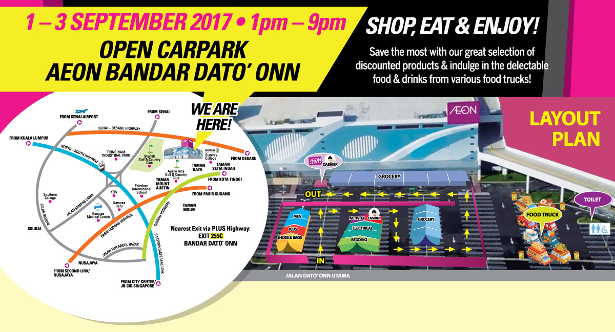 COMING SOON PRE-OPENING AEON BANDAR DATO' ONN
