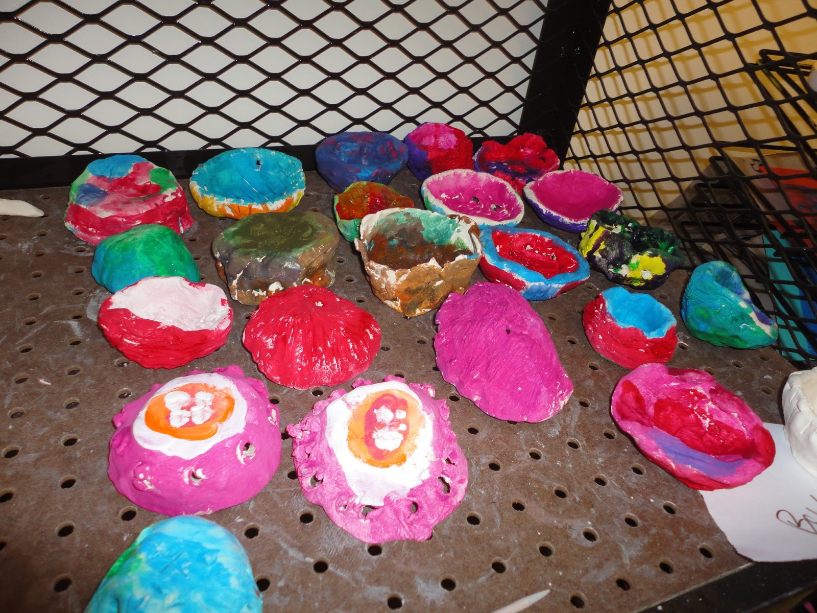 Mr Kantor's Classroom: Clay finishing touches