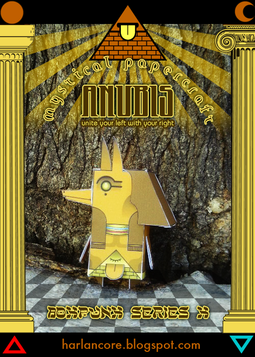 Harlancore: Mystical Papercraft Anubis
