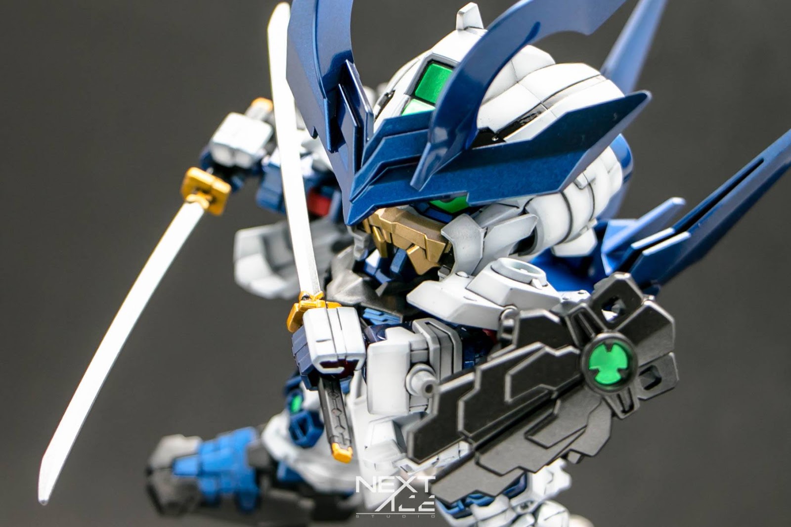Painted Build: SD BB Senshi Sengoku Astray "Blue Frame"