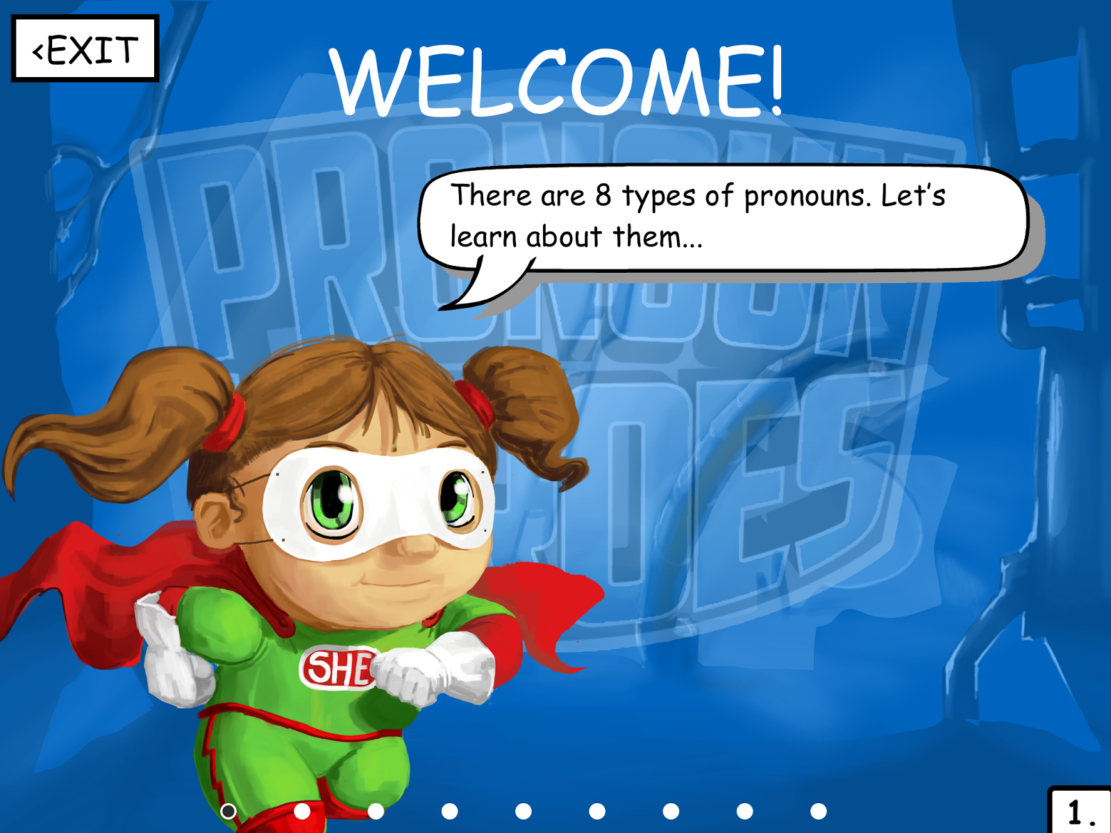 Speechercize and Gluten Free: Pronoun Heroes App Review