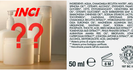 LOCOSxloECO: Cosmética natural. Código INCI