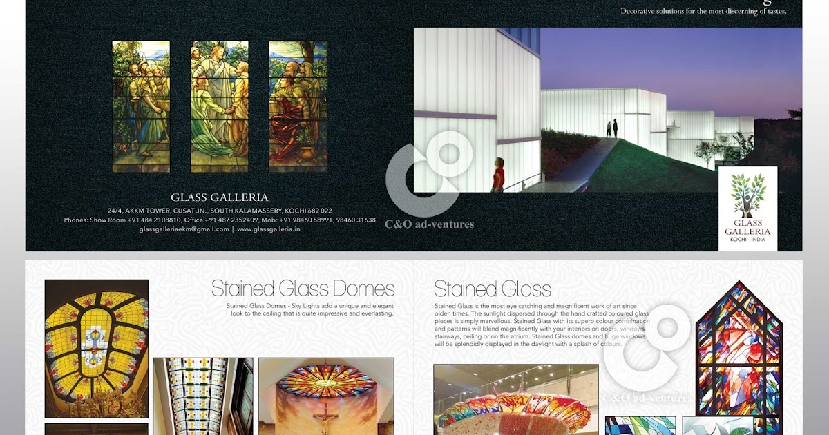 C & O ad-ventures: Brochure Design for Glass Galleria