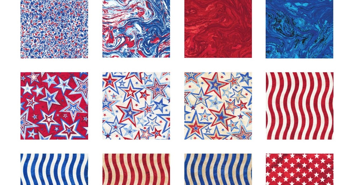 Inspired by Fabric: Loving the Red, White and Blue: Valor