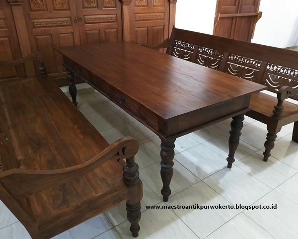 Maestro Antik Purwokerto: Sepasang Risban Jati Antik (KRS247) SOLD ...