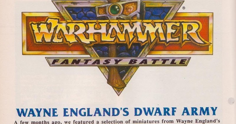 Blue's Marauding Miniatures: Wayne England...RIP