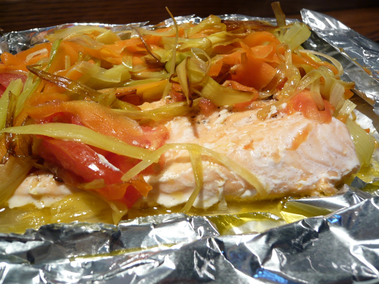 La Lengua de la Mariposa: SALMÓN EN PAPILLOT