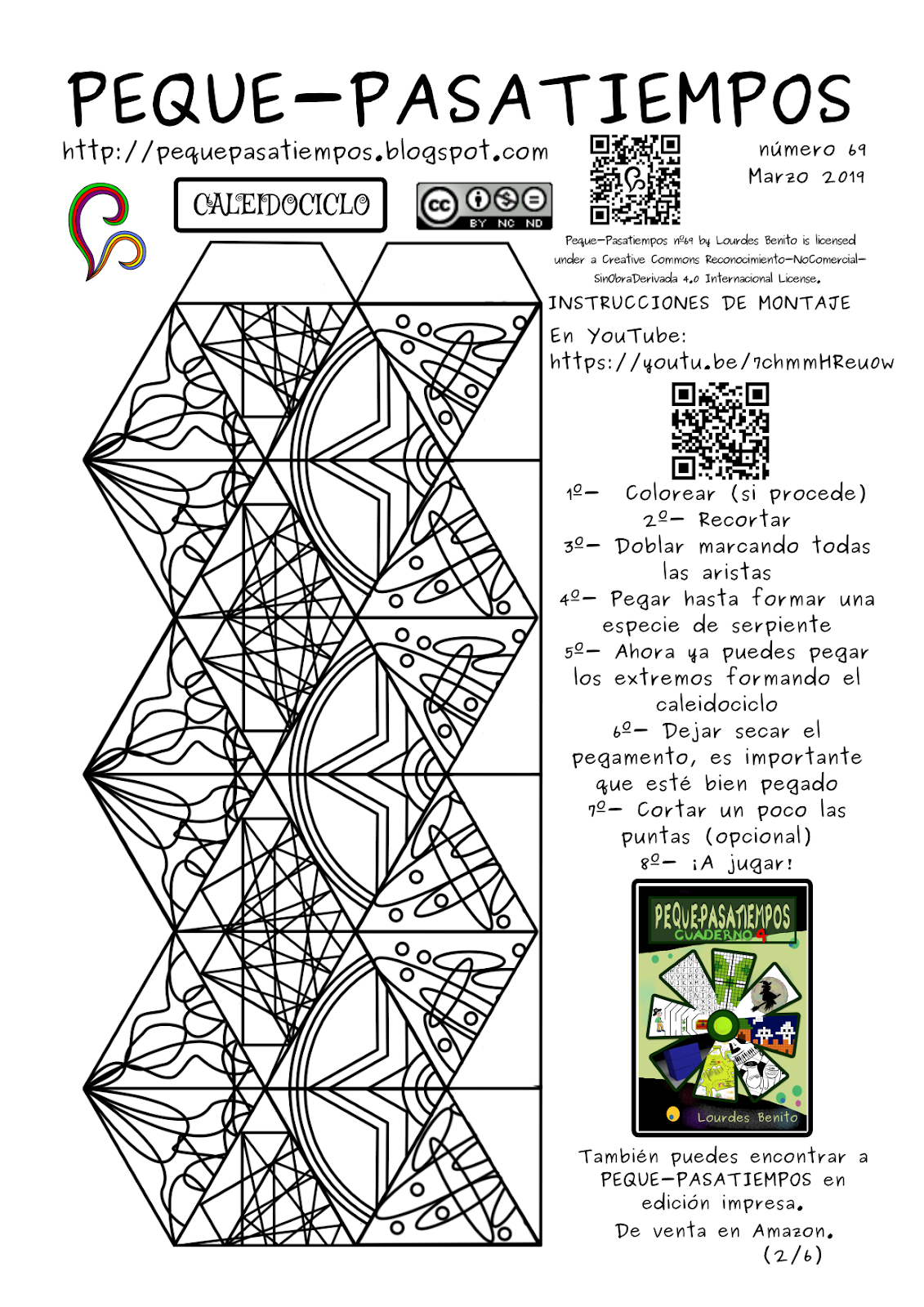 Peque-pasatiempos: NÚMEROS ANTERIORES
