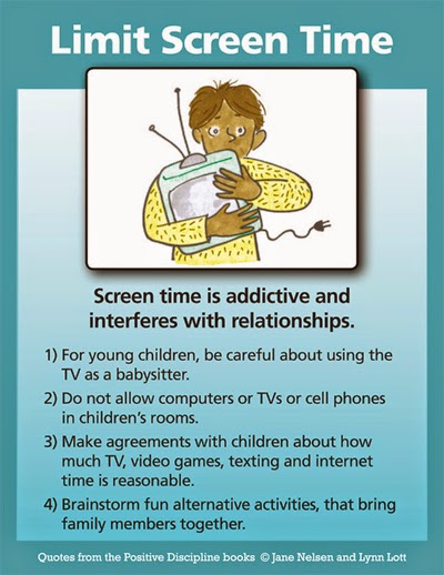 Positive Discipline: Limit Screen Time