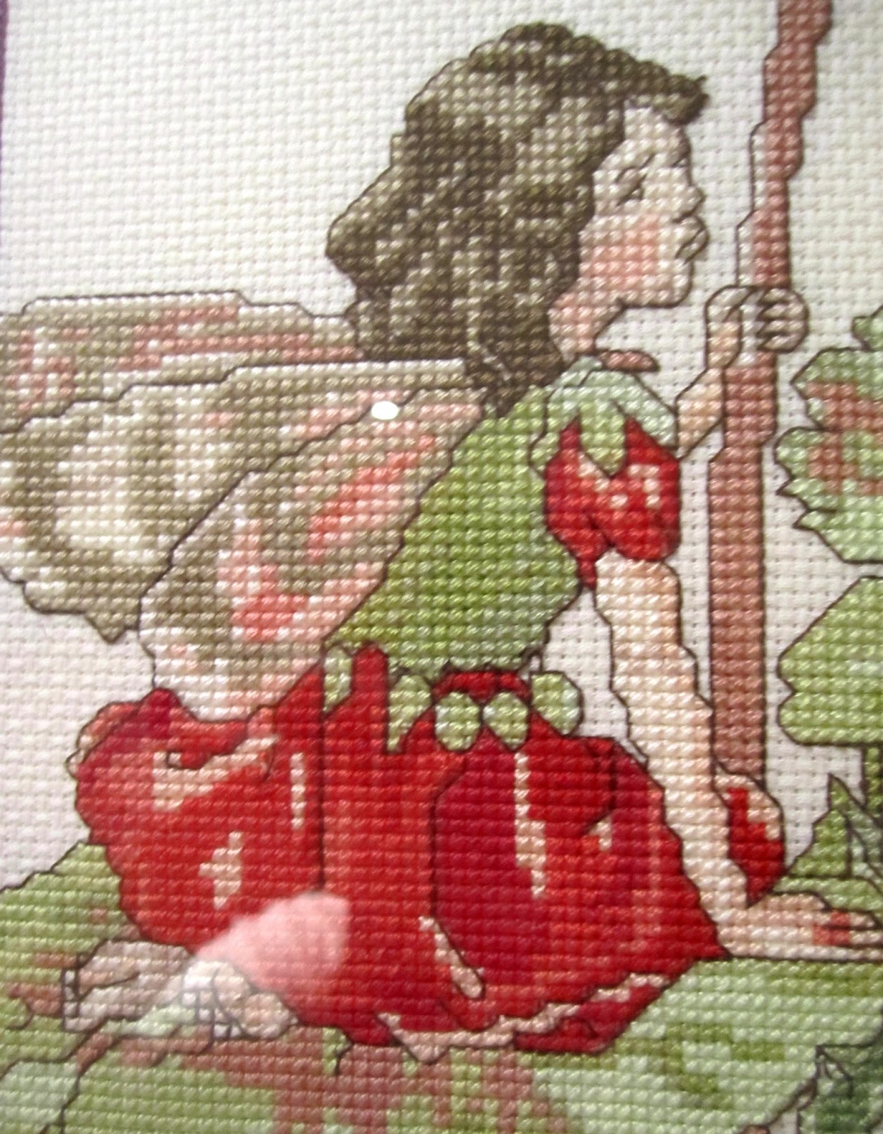 Gumleaf Stitch Designs: The Geranium Fairy