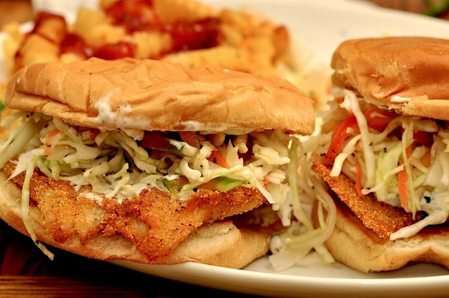 Learn Cooking Easy: Oven Fried Fish Sandwish