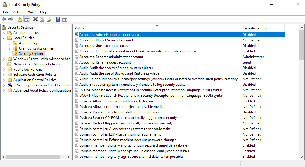 Host Configuration Assessment - Windows