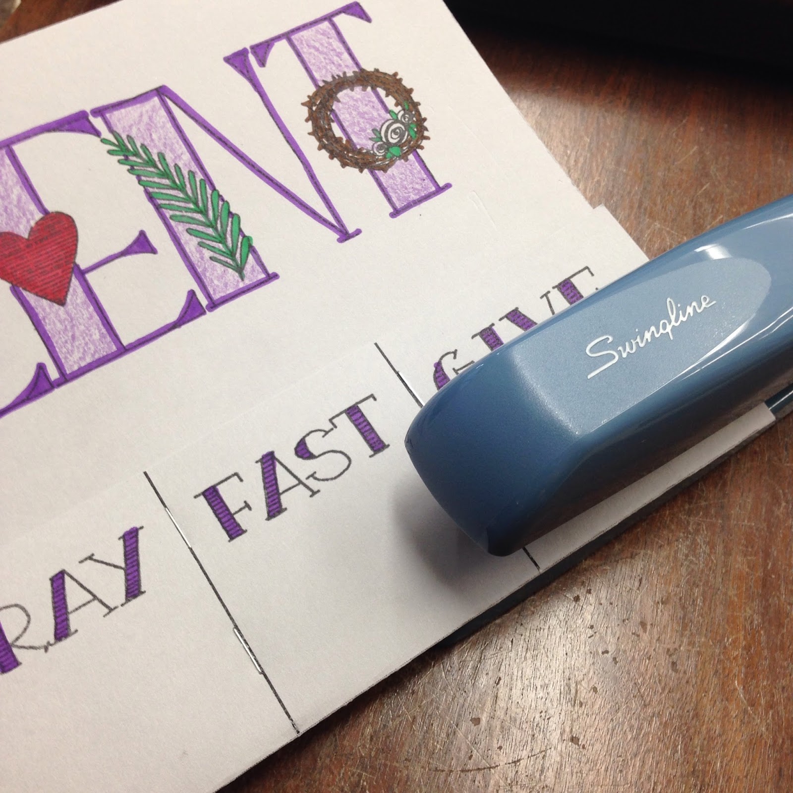 Look to Him and be Radiant: Lent: Pray, Fast, Give Printable