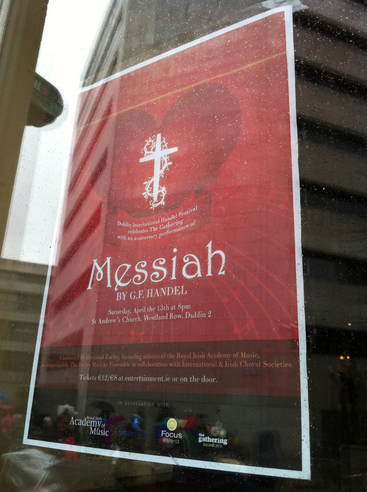 Our Days in Dublin: Handel's Messiah: 271st Anniversary on Fishamble