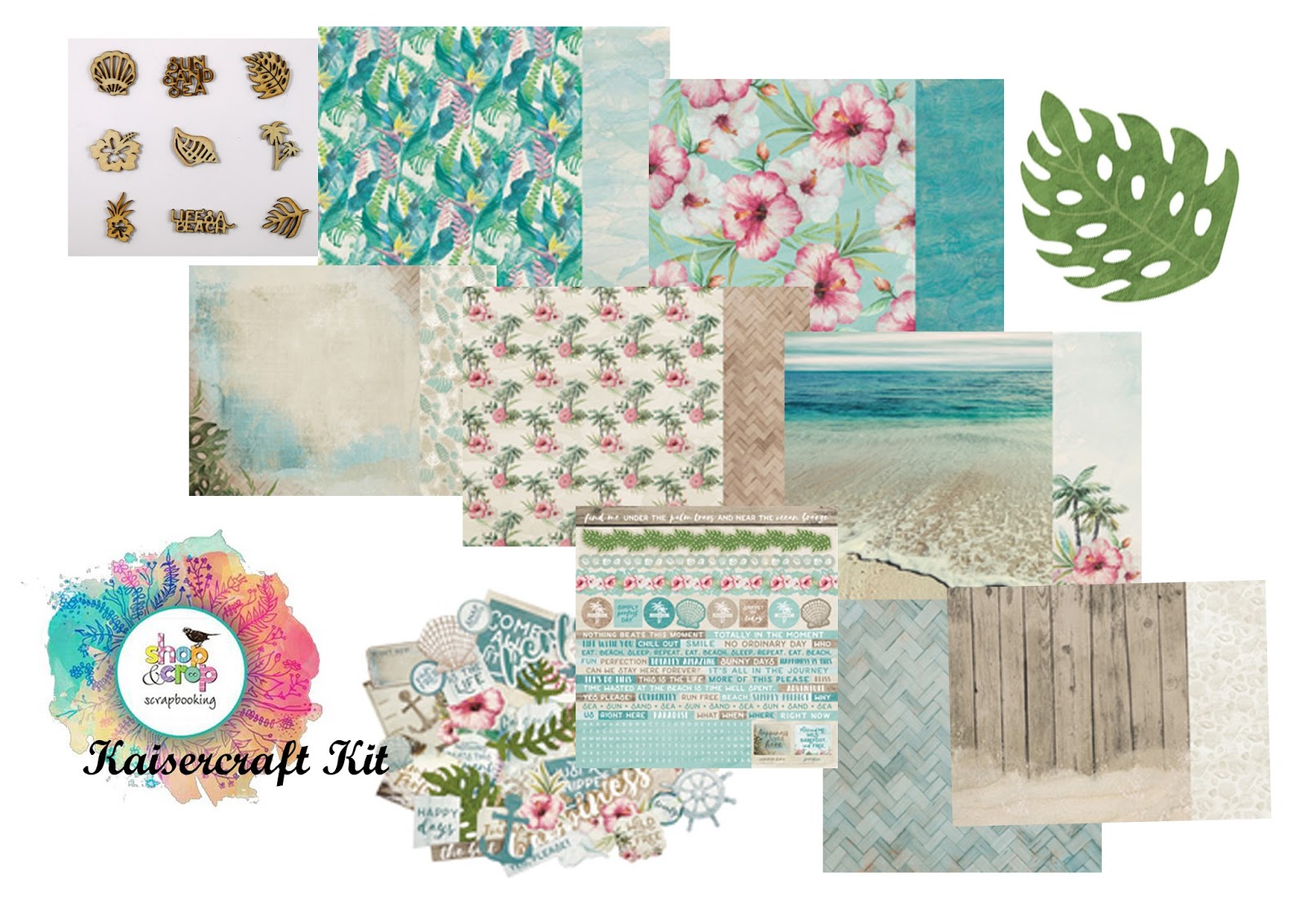 Shop and Crop: Introducing Februarys Kaisercraft Kit