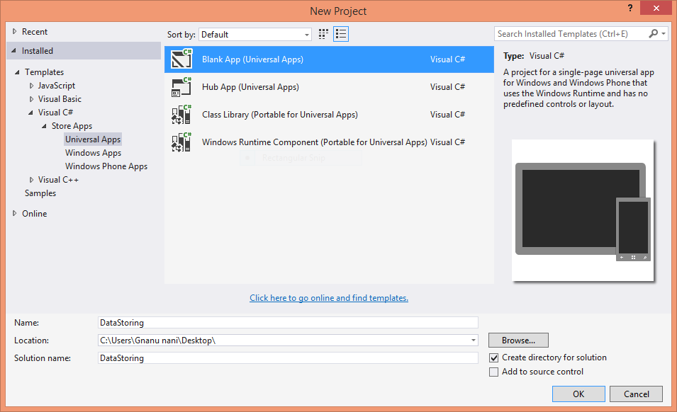 And solution explorer should be like this: