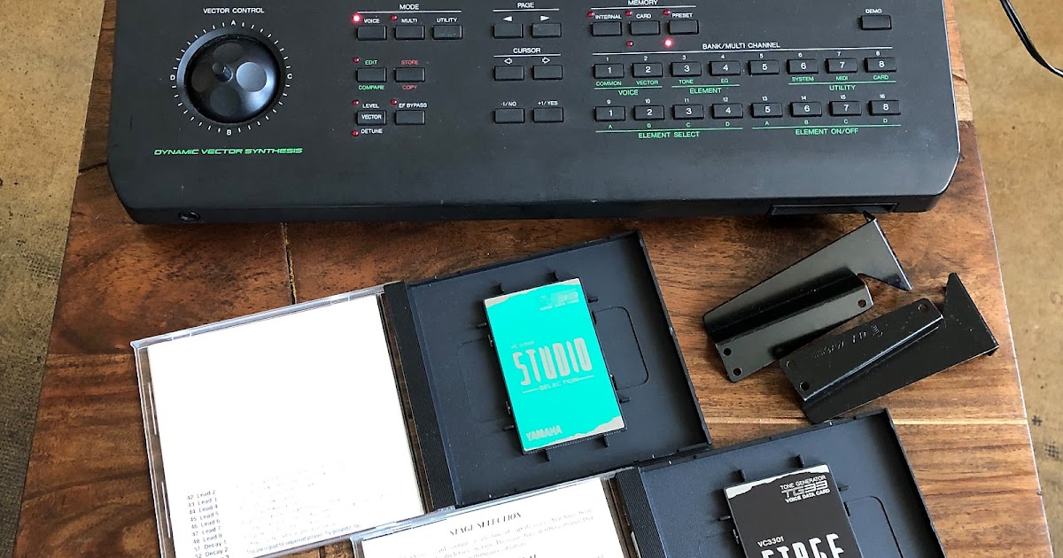 MATRIXSYNTH: Yamaha TG33 Vector Synthesizer Module With Studio and Stage Voice Cards