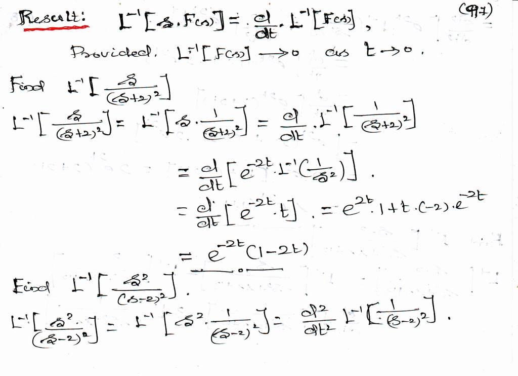 TPGIT - MATHEMATICS: Inverse Laplace Transforms TPGIT - MATHEMATICS: Inverse Laplace Transforms