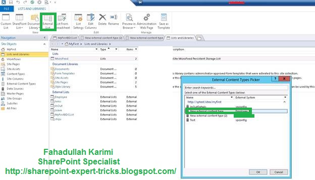 SharePoint Tips and Tricks: Create External list using Business Data ...