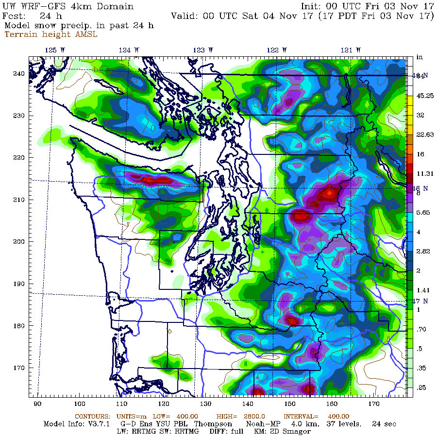 Cliff Mass Weather Blog: Light Snow Reaches the Lowlands of Western ...
