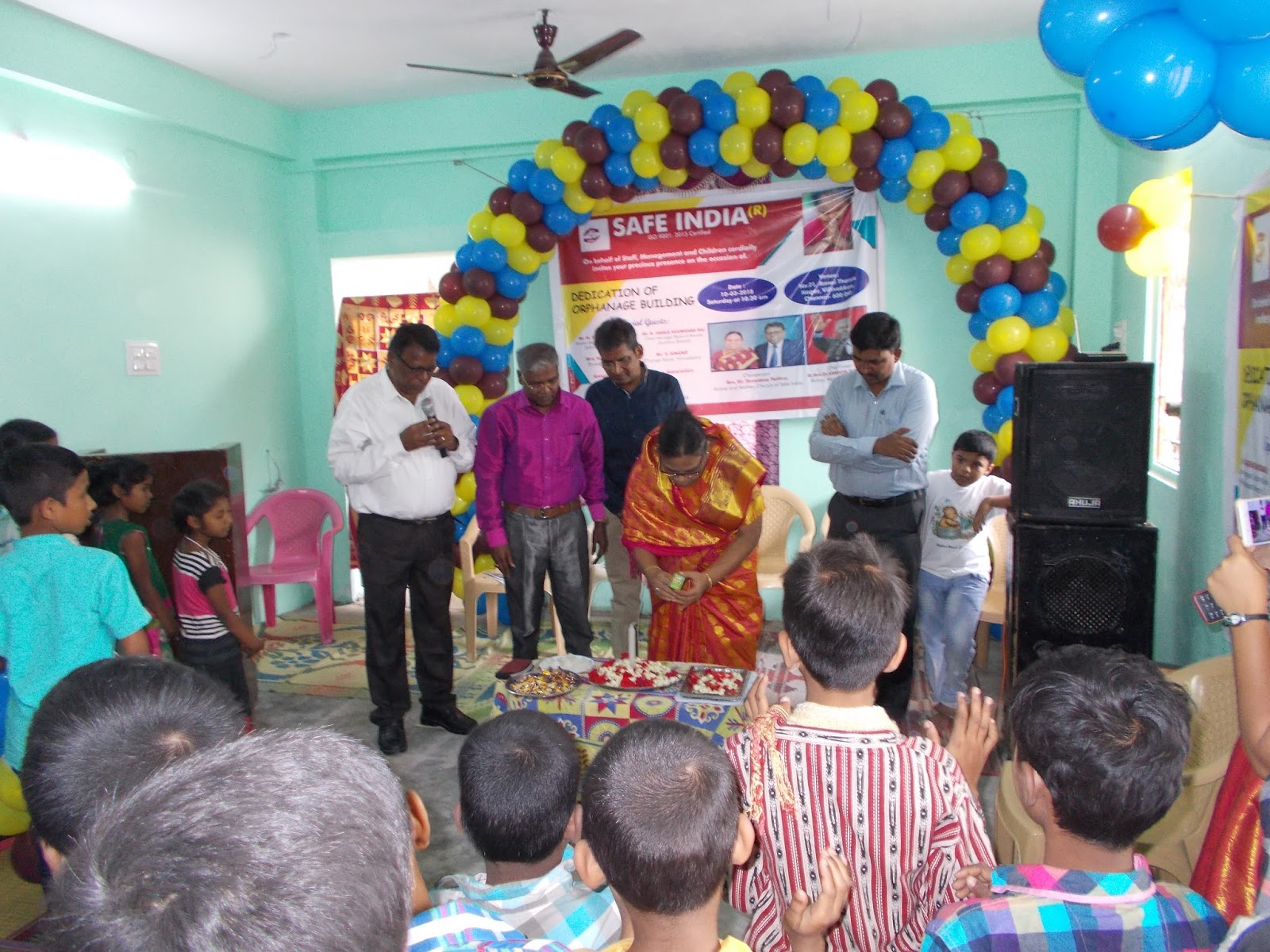 DEDICATION OF ORPHANAGE BUILDING