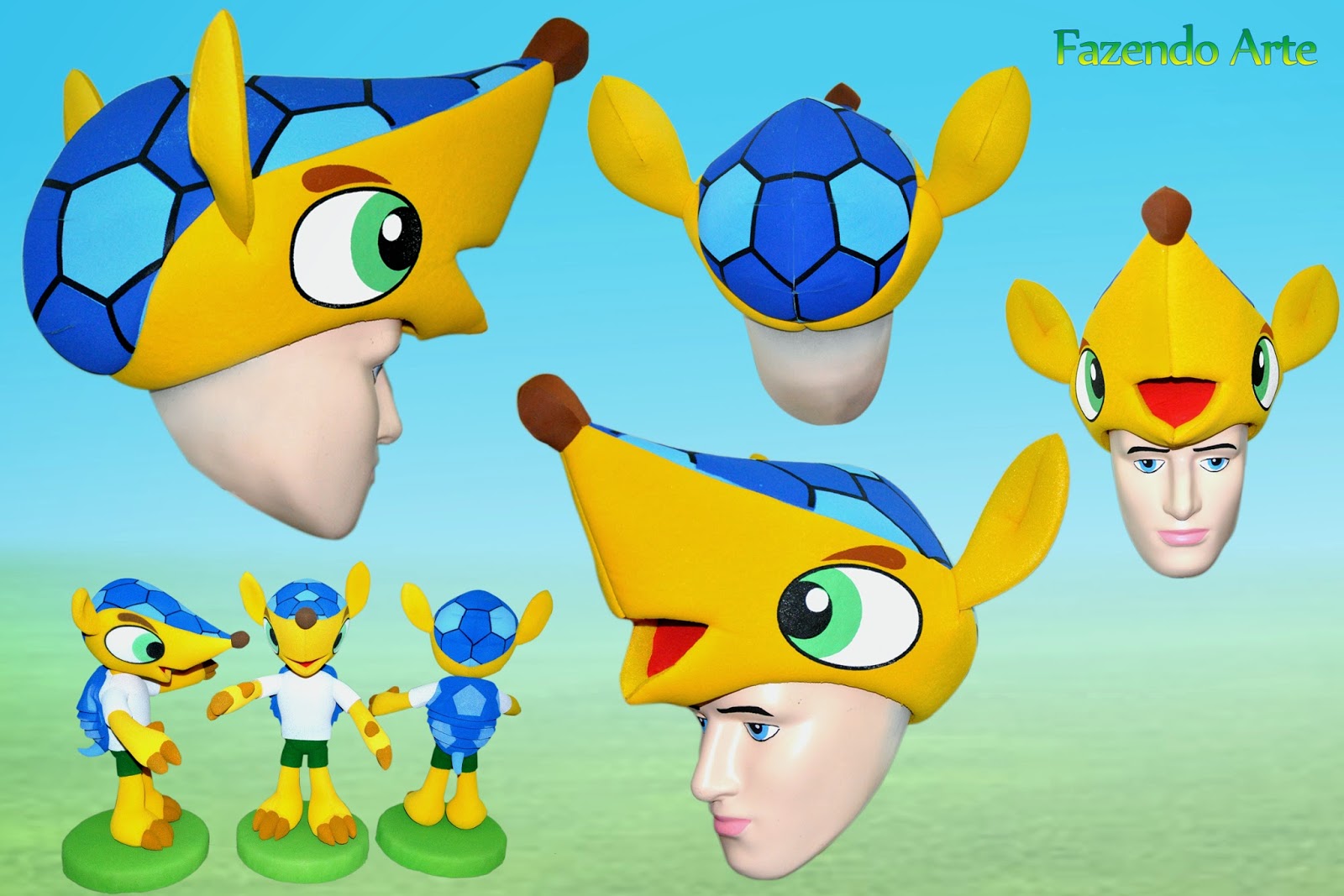 Fazendo Arte Ltda: Boné do Tatu Bola