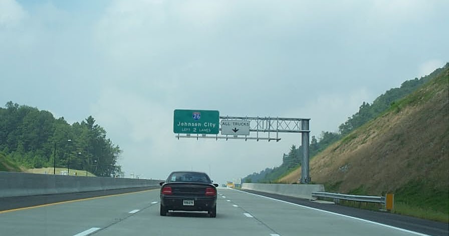 I-26 in Madison County - A highway through the Heavens of North Carolina