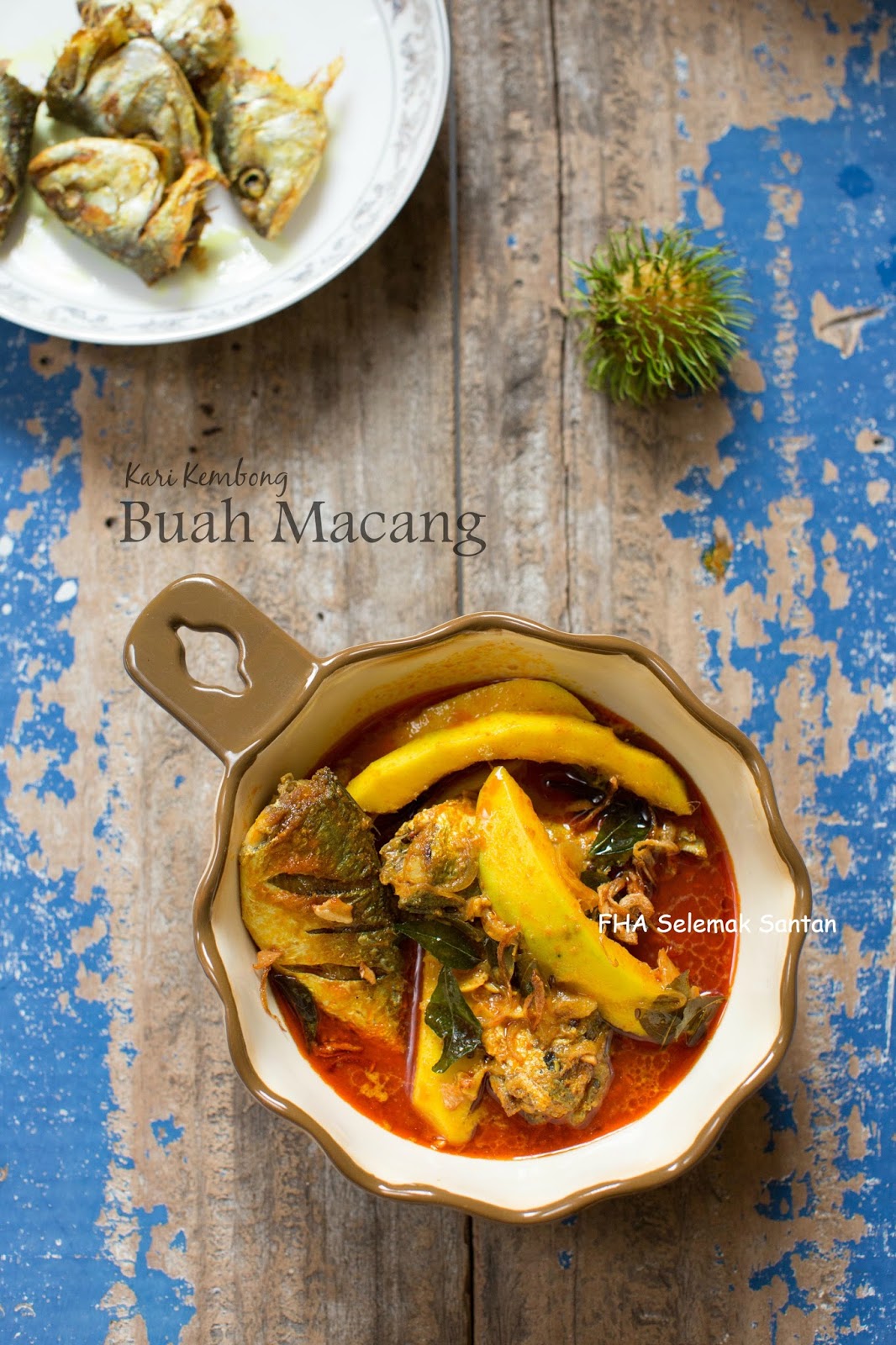 KARI KEMBONG BUAH MACANG .. Lauk berbuka lagi - FHA Selemak Santan