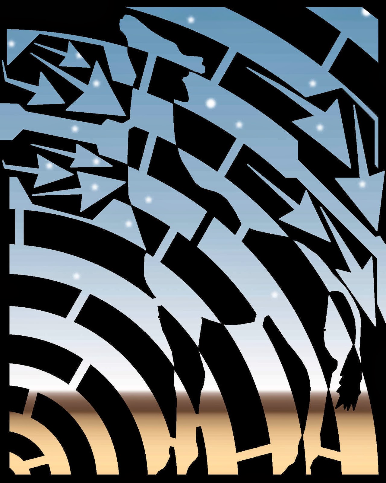 Visual Optical Illusions - Casino Art: Giraffe Maze And Giraffe Artwork