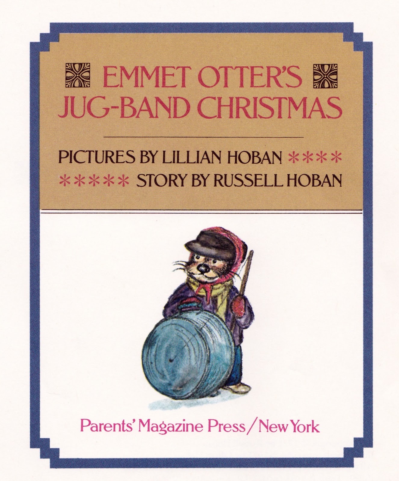 My Retro Reads: "Emmet Otter's Jug-Band Christmas" by Russell Hoban ...