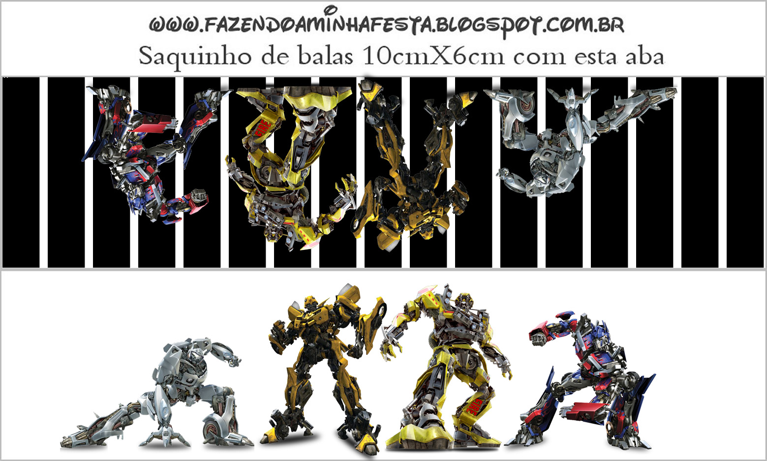 Transformers: Free Printable Candy Bar Labels. - Oh My Fiesta! for Geeks