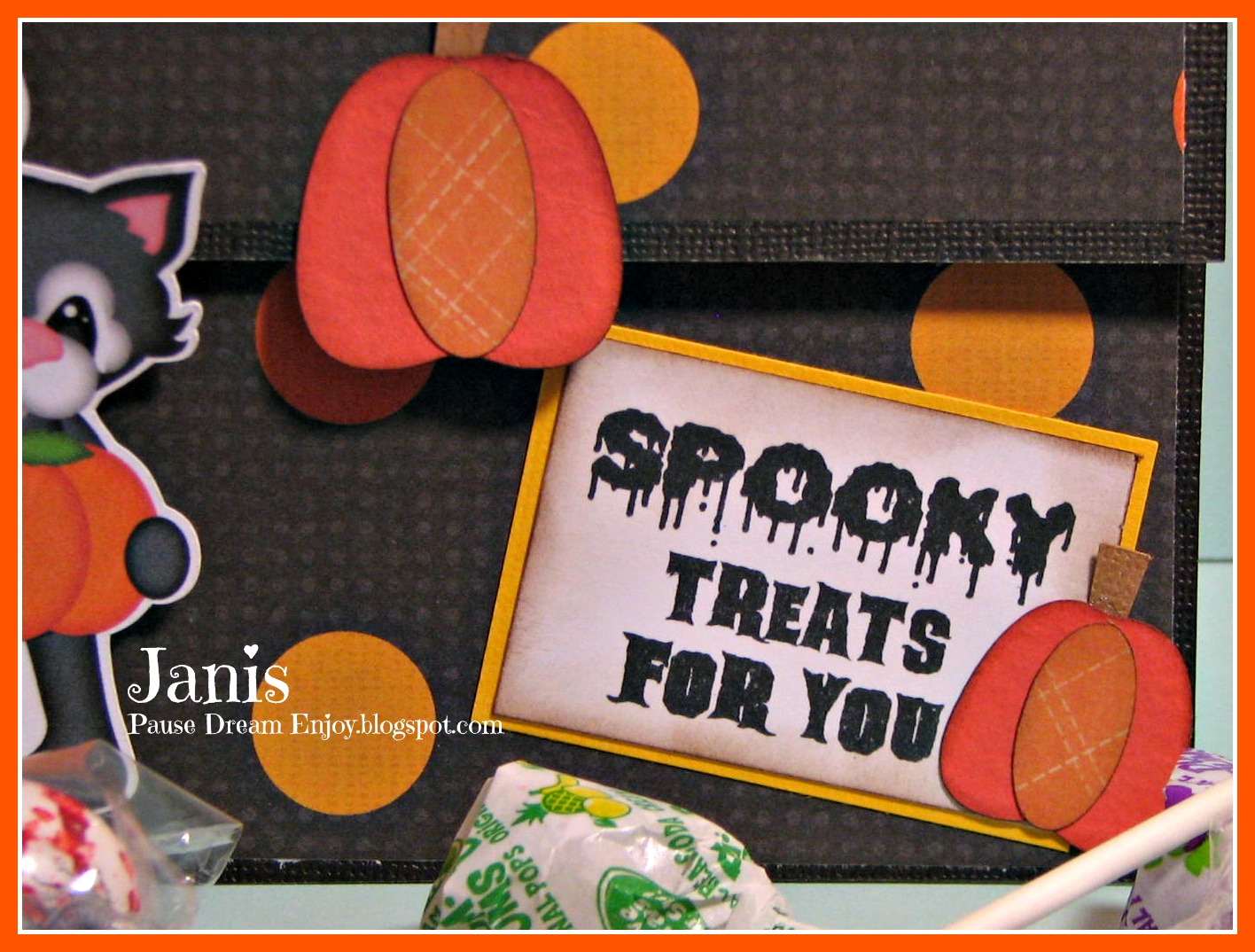 Pause Dream Enjoy: Spooky Treats For You Paper Bag Purse