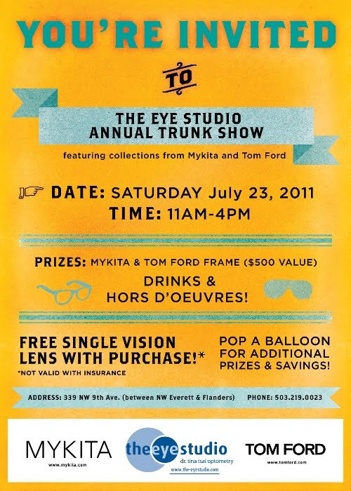 The Eye Studio: Annual Trunk Show!