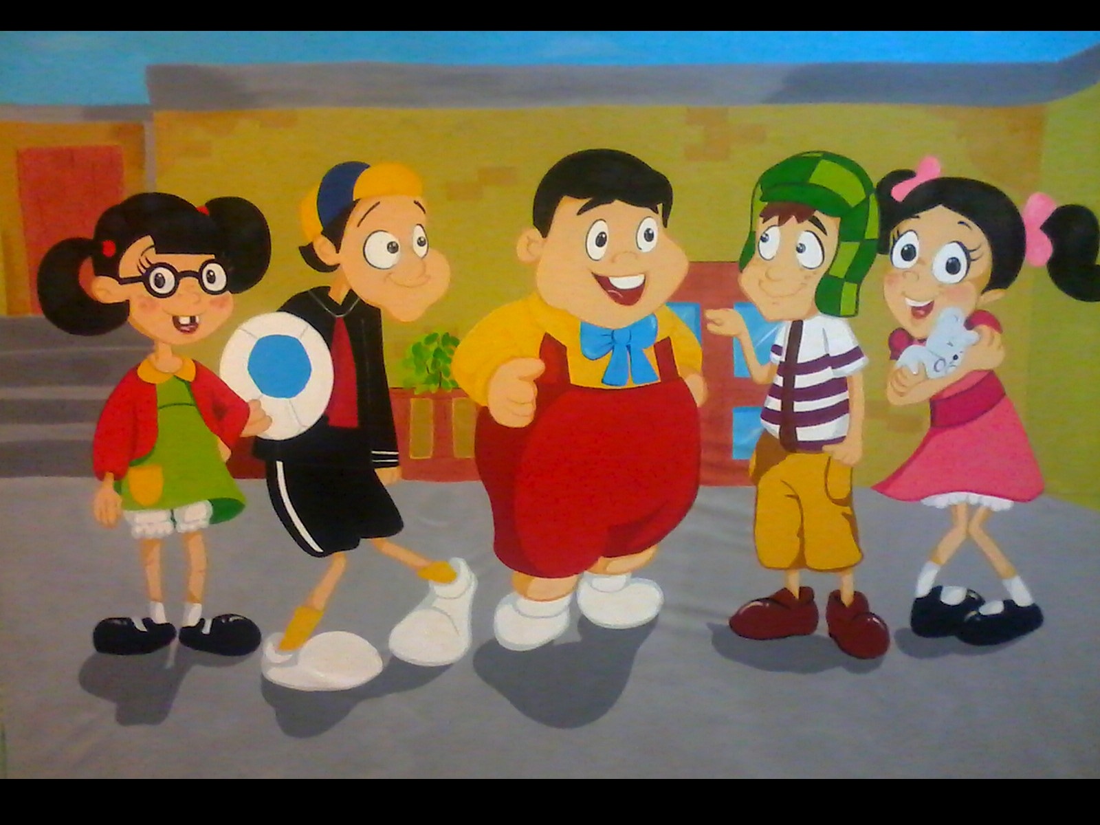 TUDO FOFINHO PAINEIS PARA FESTAS: PAINEL CHAVES / TURMA DO CHAVES
