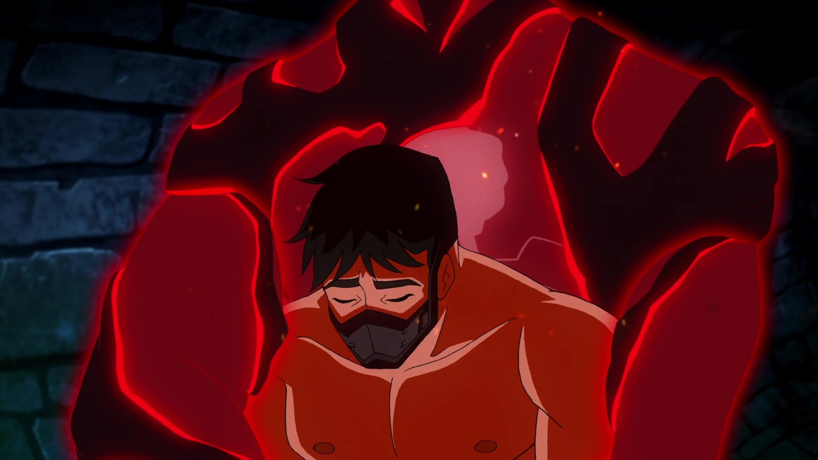 Shirtless Superboy & Geo-Force in Underwear, Part 1