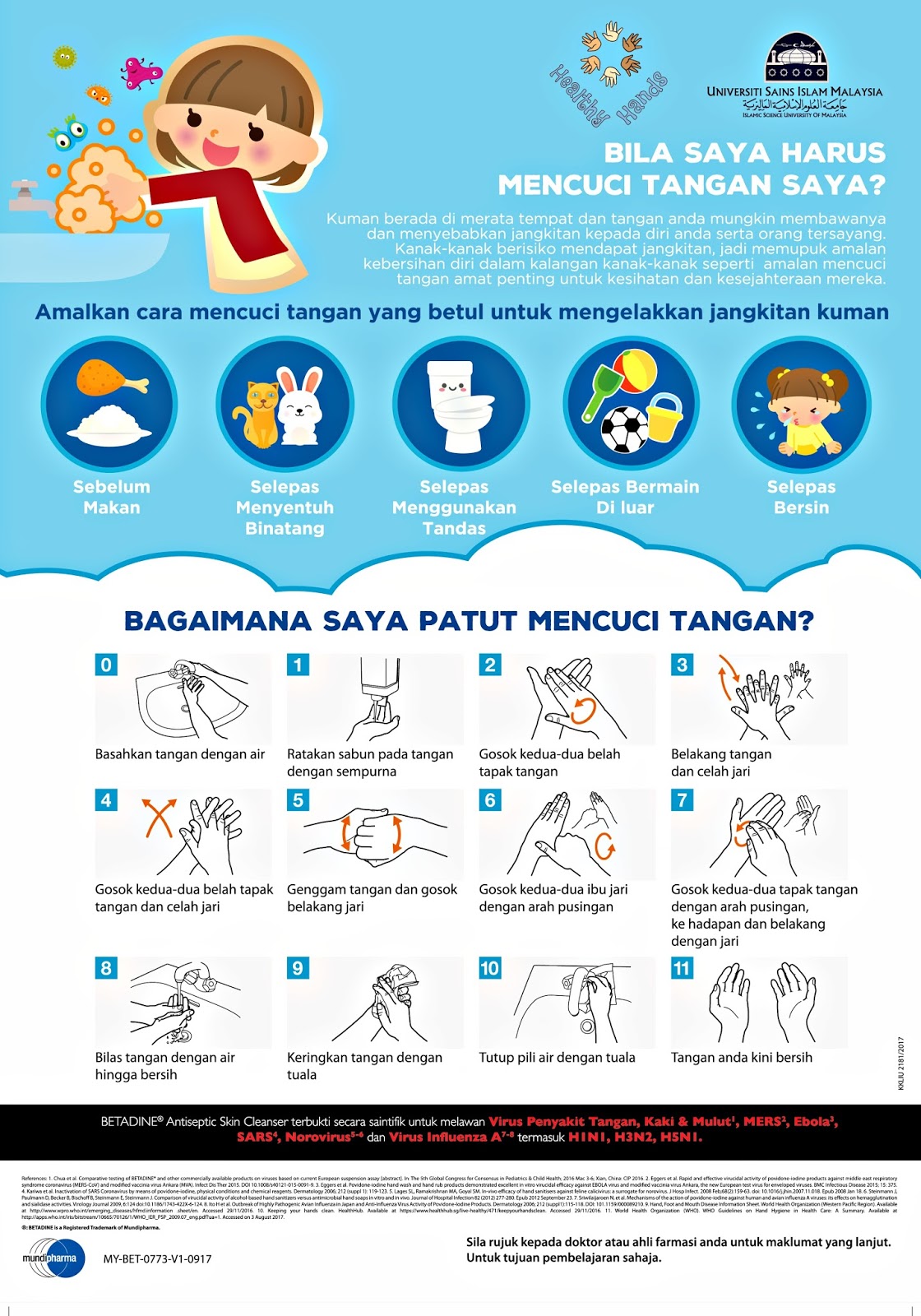 Joining Hands For Healthier Hand Hygience Habits MUNDIPHARMA & USIM ...