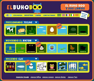 Geli Cano. Recursos para Educación Infantil.: EL BUHO BOO. JUEGO ON LINE.