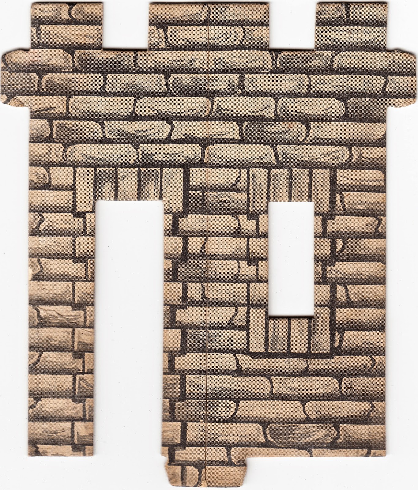 Toys and Stuff: Built-Rite 1930s Paper Castle