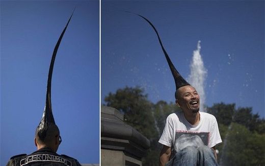 Amazing and Wonderful: World's Tallest Mohawk