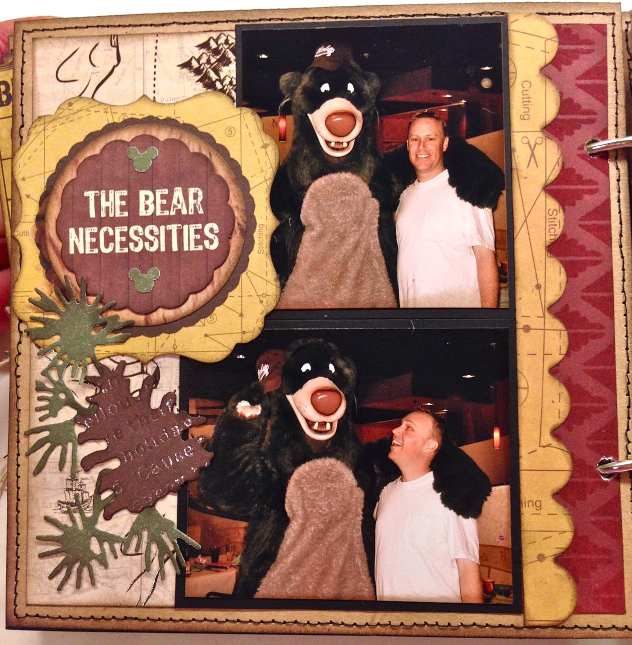 Plays Well With Paper: Disney Bears Mini Book