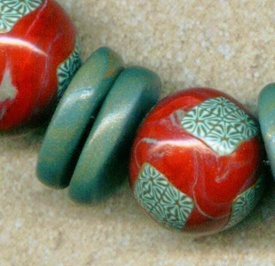 ASLANCRAFTS HANDMADE POLYMER CLAY BEADS