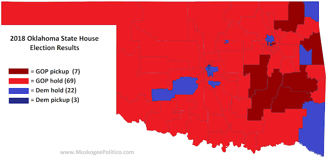 Election Results Maps: Oklahoma Legislature ~ MuskogeePolitico.com