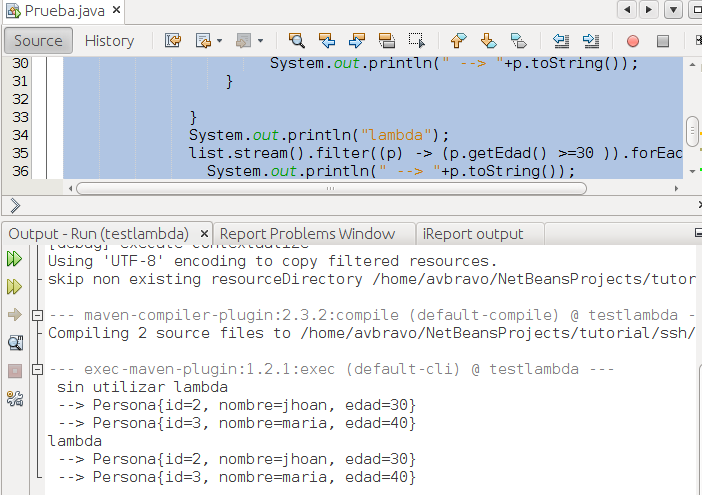 Lambda JDK8 con NetBeans para Novatos