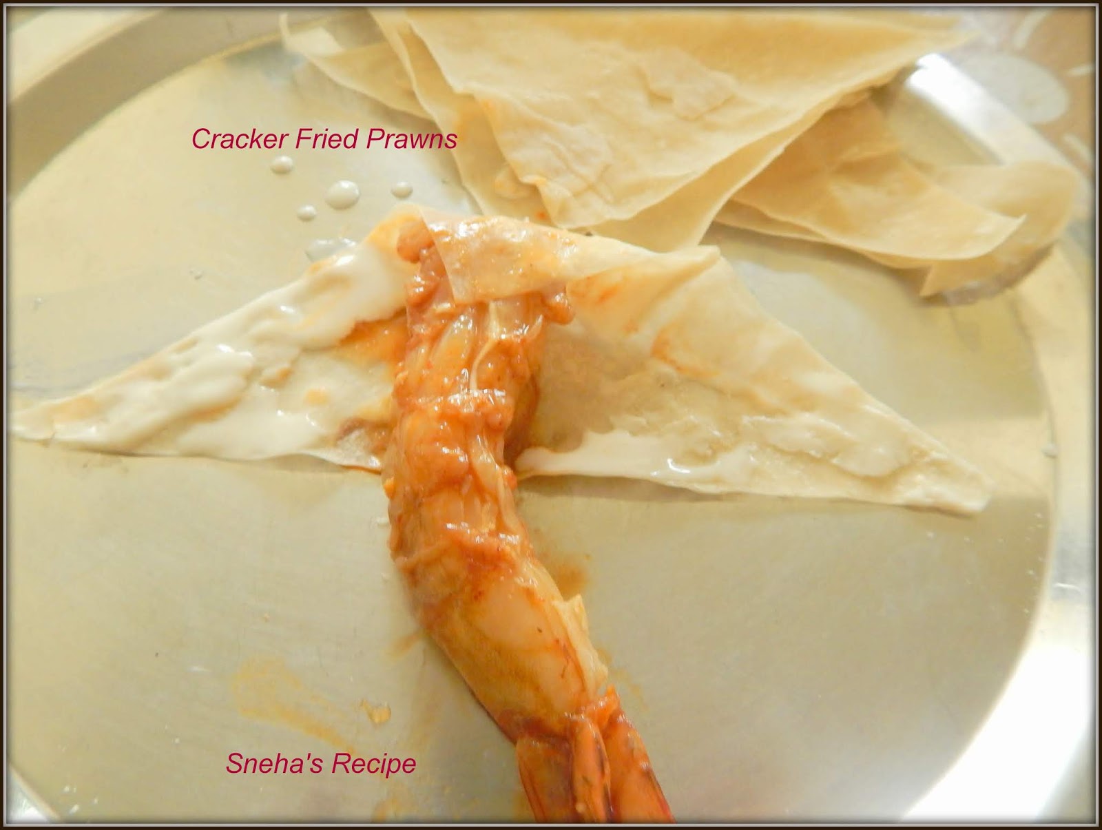 Cracker Fried Prawns#FishFriday - Sneha's Recipe