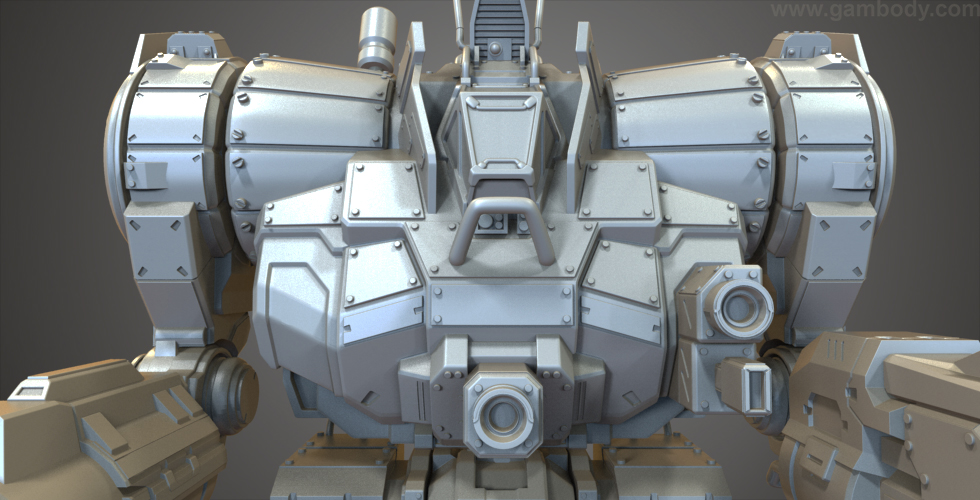 MWO Zeus Mech 3D Model | Assembly | Nixon's 3D Models