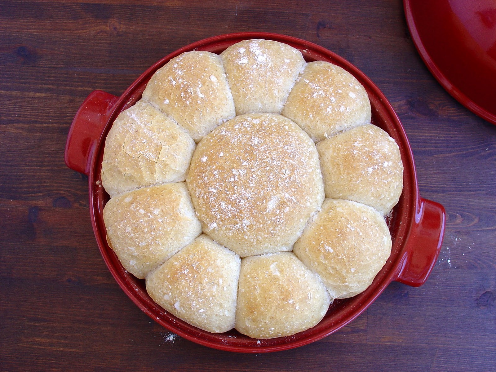 Ma Petite Boulangerie: Flor de pan rústico en cloche