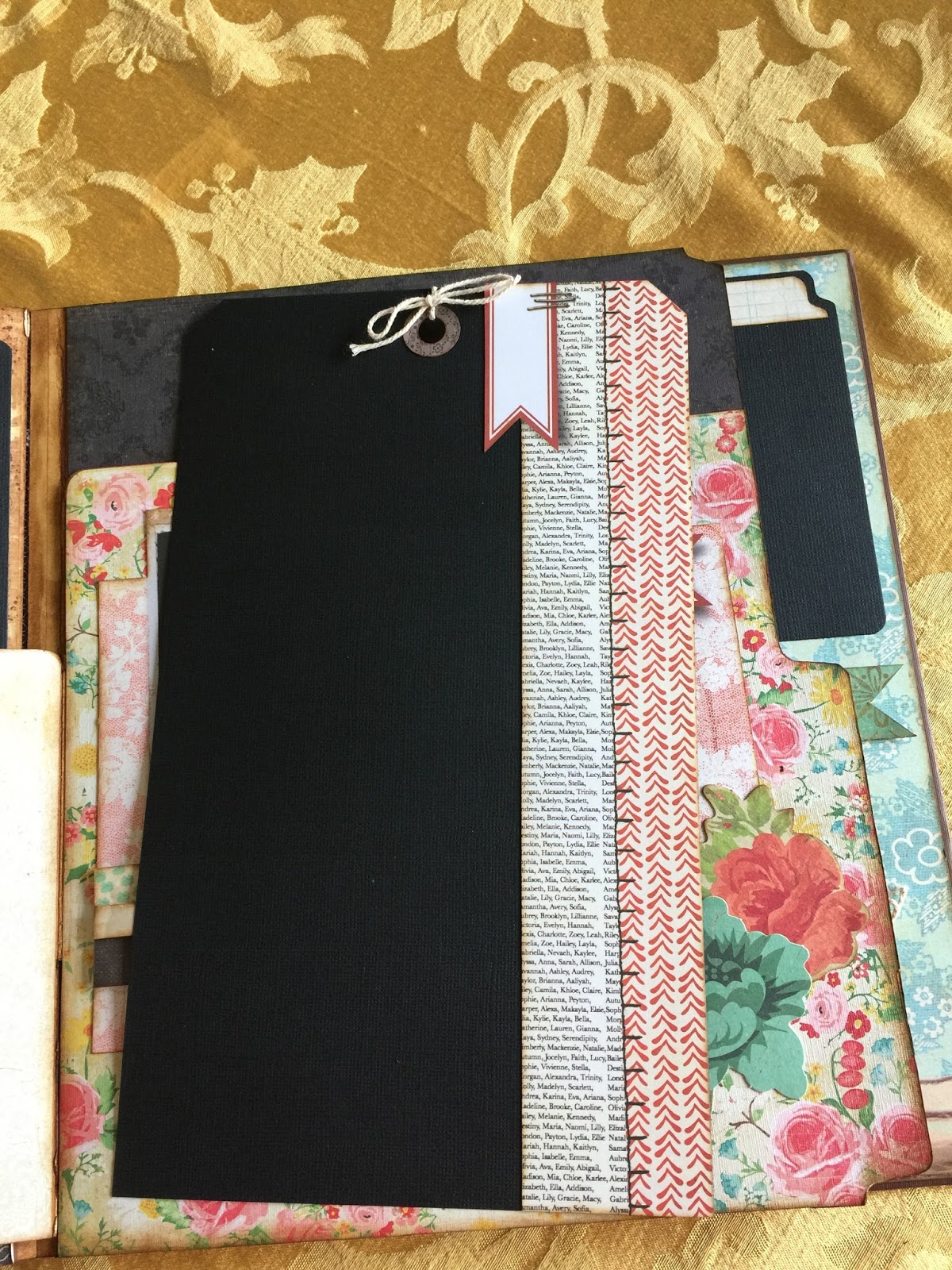 A Creative Operation: "Memories" File Folder Album, Part 3