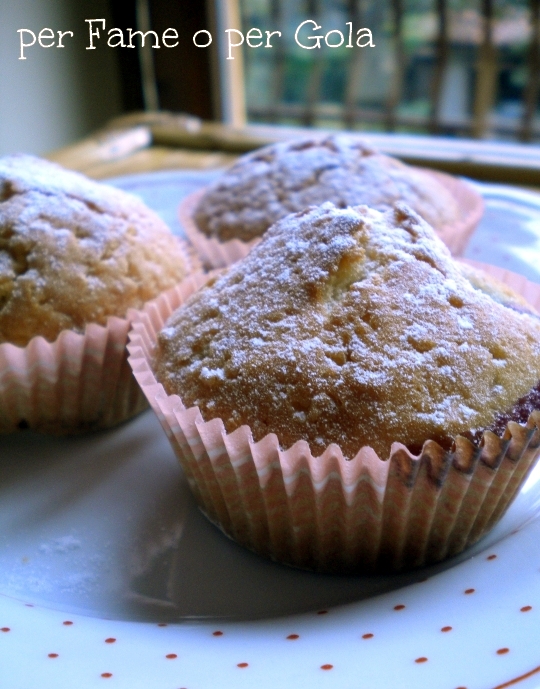 per Fame o per Gola: Muffin ai mirtilli e lamponi