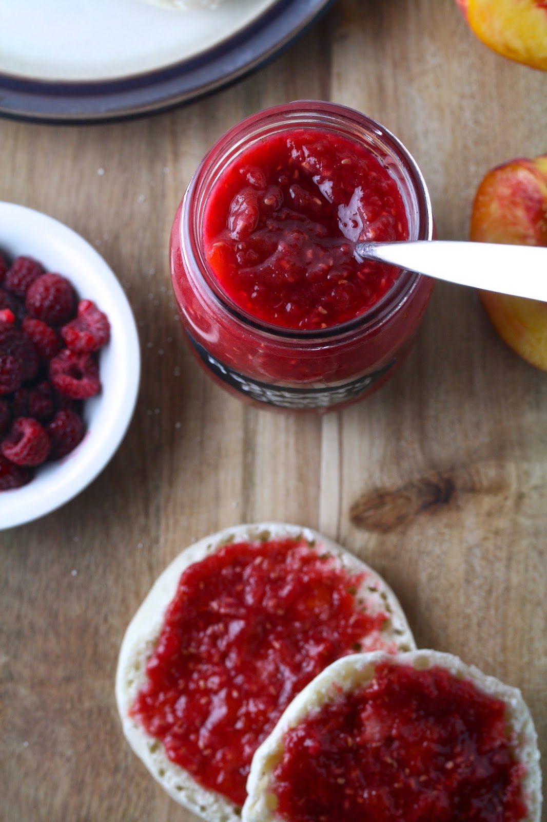 Oregon Transplant: Raspberry Peach Jam