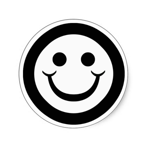 20 Black and White Smileys | Smiley Symbol
